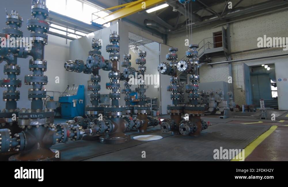 Oil and Gas Wellhead tree equipment production plant. Modifications of ...
