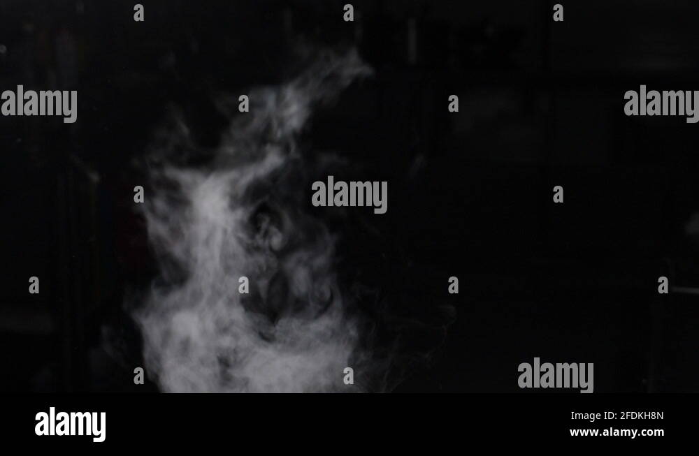 Steam or Vapour clouds from freshly cooked food. Steam while cooking ...
