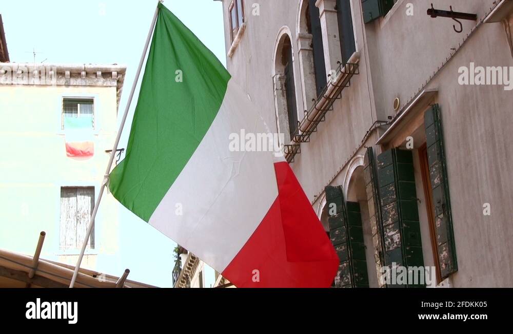 Italian flag blowing in wind Stock Videos & Footage - HD and 4K Video ...