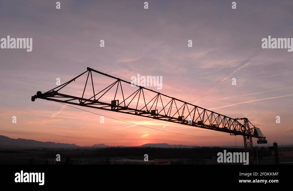 Sunset tower crane Stock Videos & Footage - HD and 4K Video Clips - Alamy