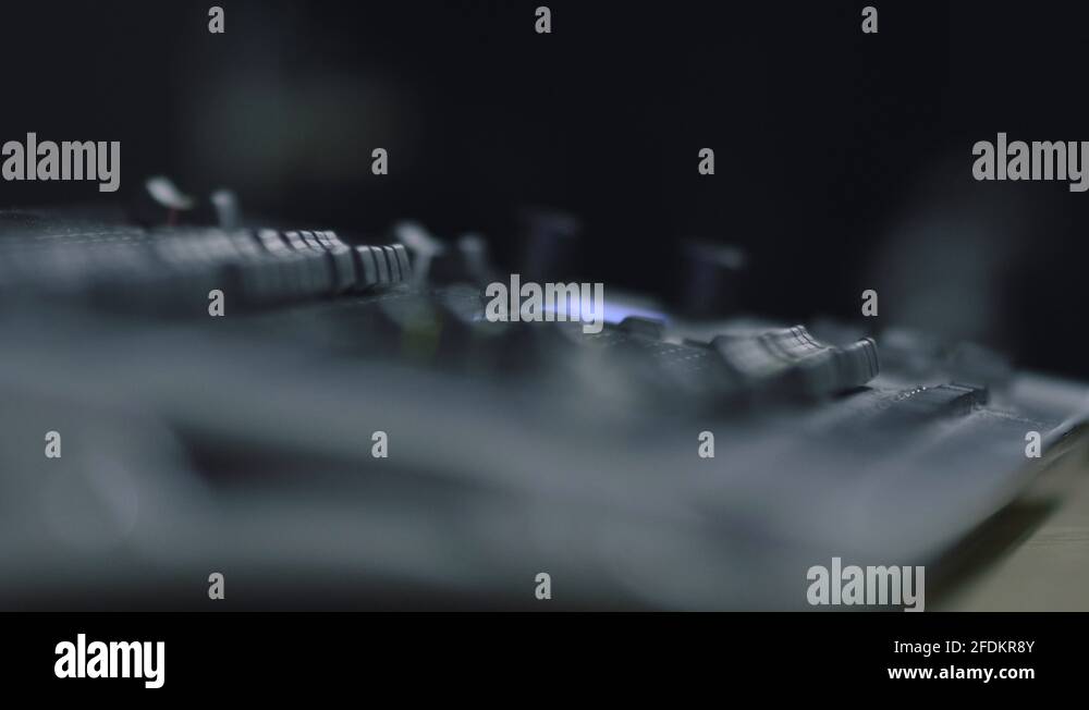 Controls And Switches Of The Lighting Control Panel On The Lighting ...