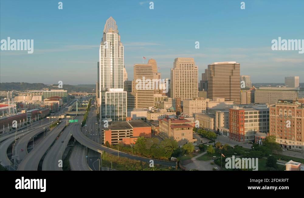 Cincinnati skyline bridge sunrise Stock Videos & Footage - HD and 4K ...