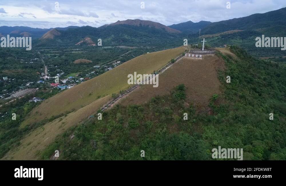 Mount Tapyas and Coron Cityscape in Background. Palawan, Philippines ...