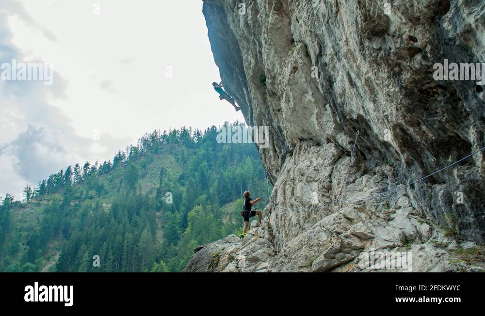 Vertical view climbers climbing Stock Videos & Footage - HD and 4K ...