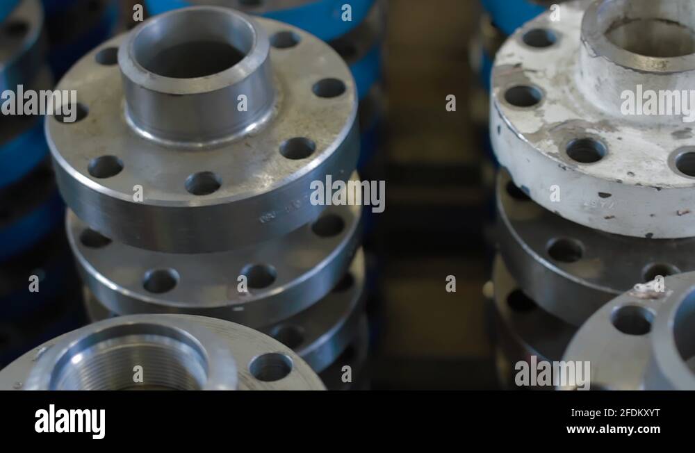 Oil and Gas Wellhead tree equipment production plant. Parts of wellhead ...