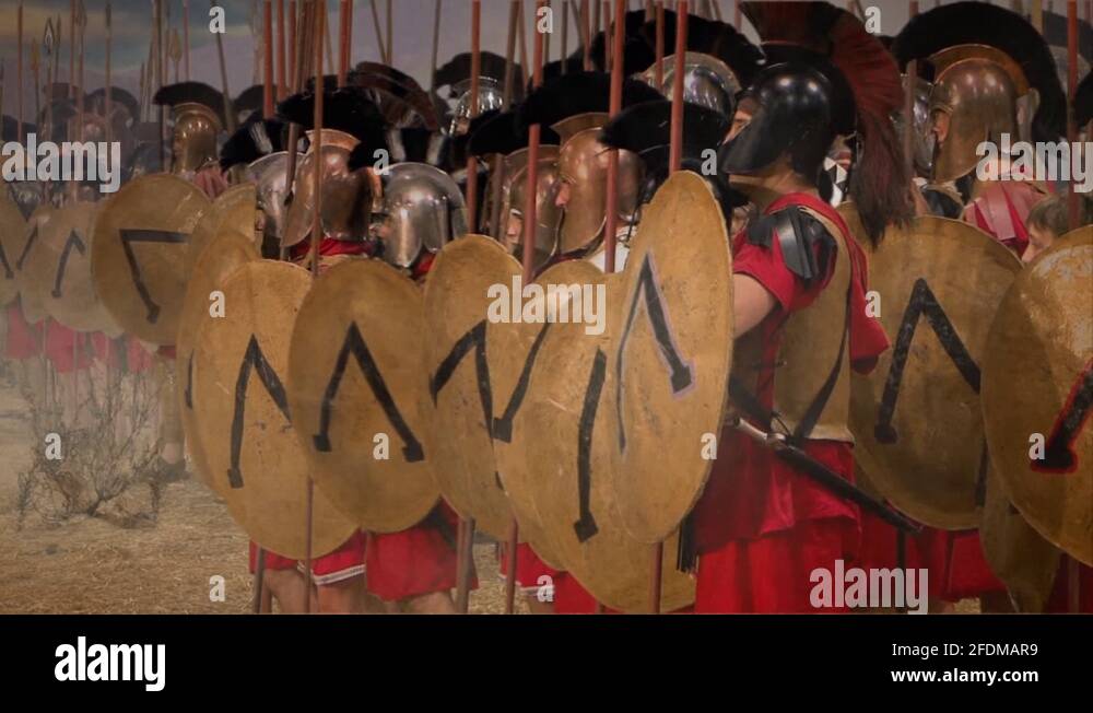 Re-enactment Ancient Battle Plataea Sparta Greece King Xerxes Greek ...