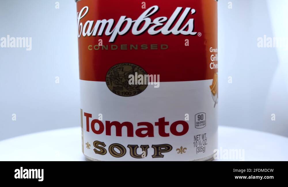 Campbells soup tin Stock Videos & Footage - HD and 4K Video Clips - Alamy
