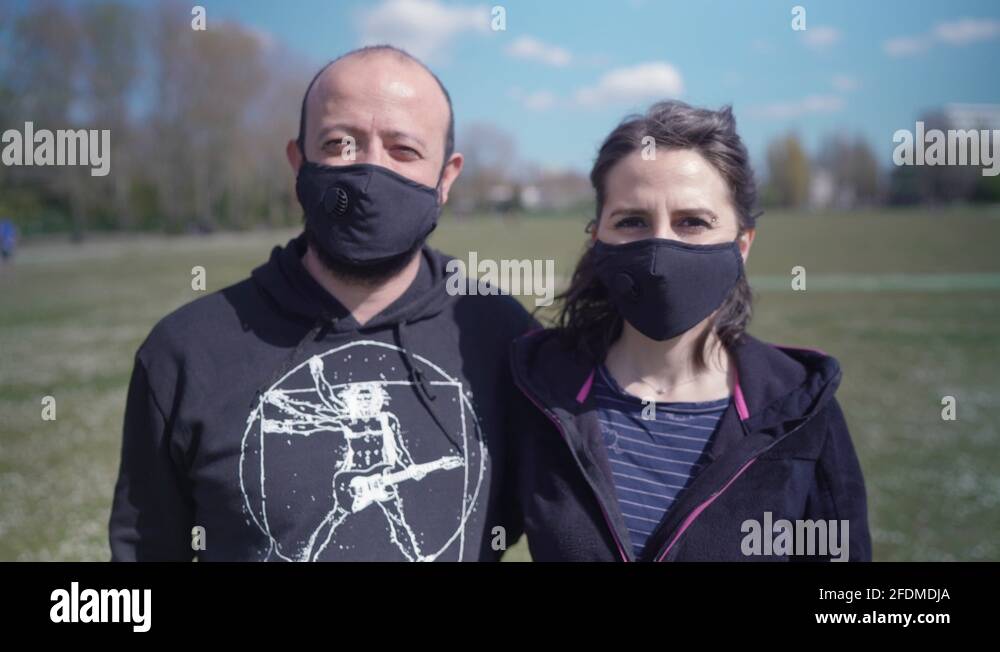 Couple kissing face masks Stock Videos & Footage - HD and 4K Video ...