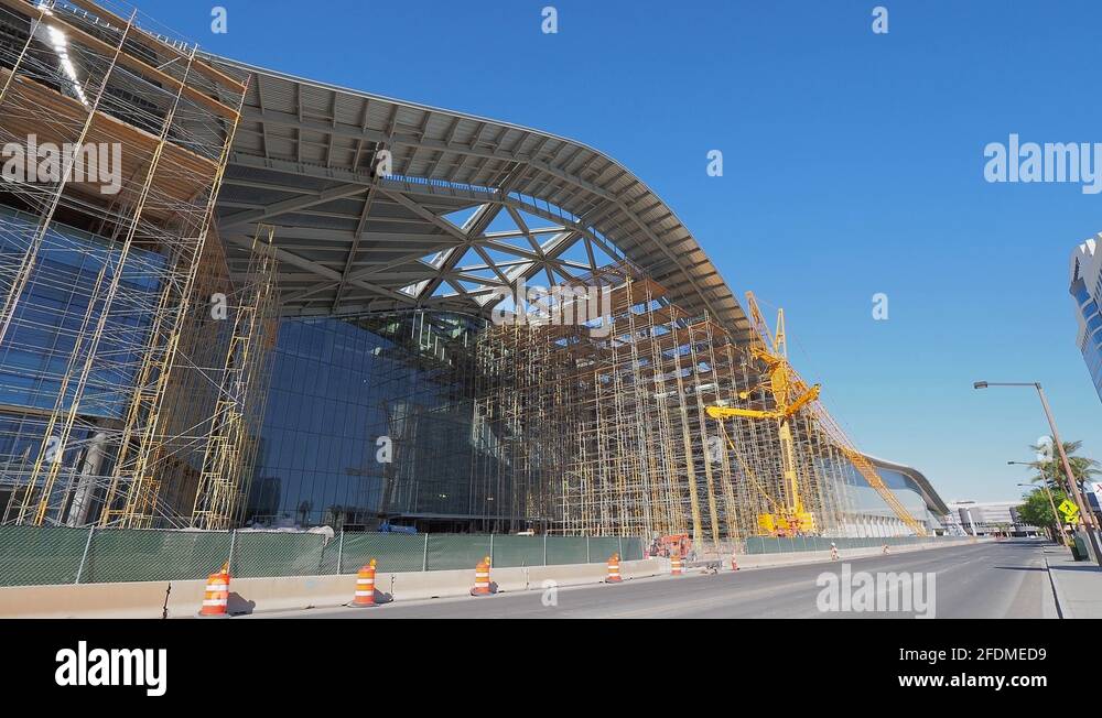 Afternoon view of the Construction site of new convention center Stock ...