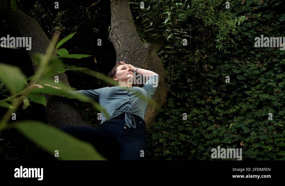 Young girl lying on tree Stock Videos & Footage - HD and 4K Video Clips ...