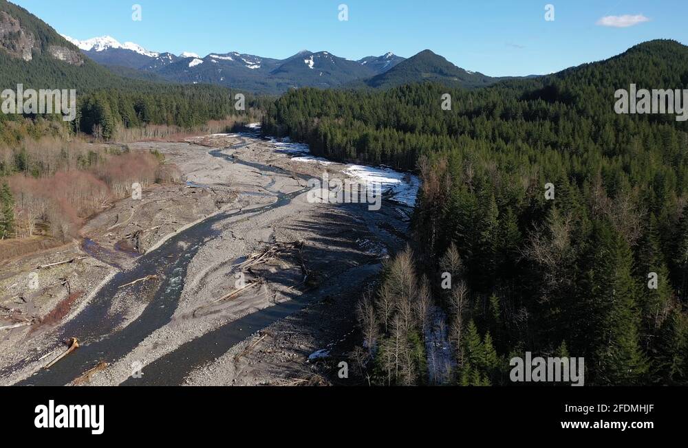 Mountains of the cascade range and river Stock Videos & Footage - HD ...