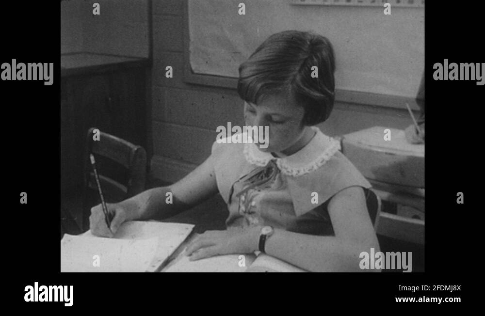 1960s classroom writing desk Stock Videos & Footage - HD and 4K Video ...