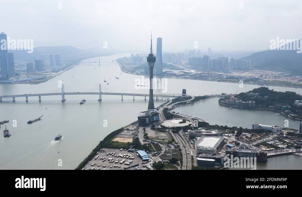 Pearl river delta bridge construction Stock Videos & Footage - HD and ...