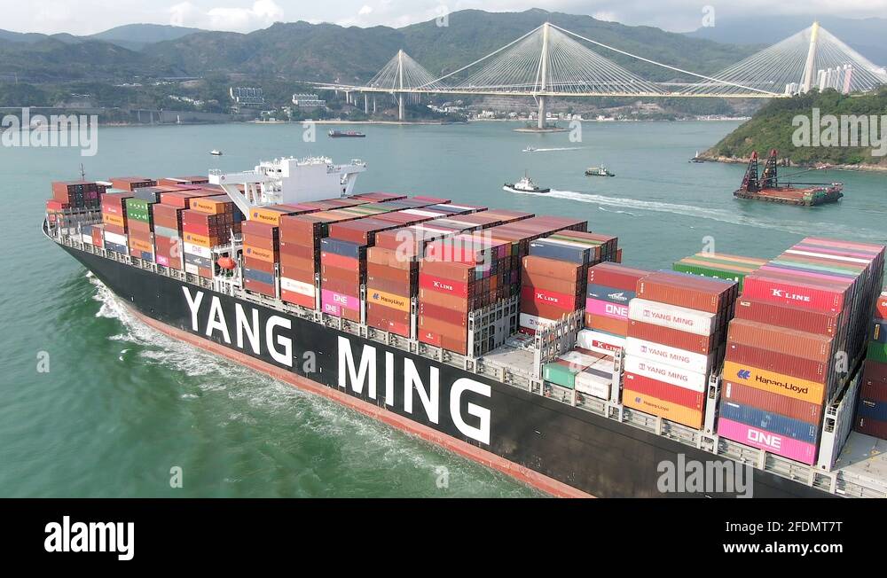 Yang ming container ship port Stock Videos & Footage - HD and 4K Video ...