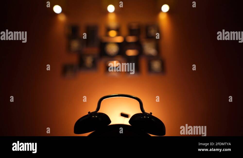 Alarm bell ringing with background lights in 4k Stock Video Footage - Alamy