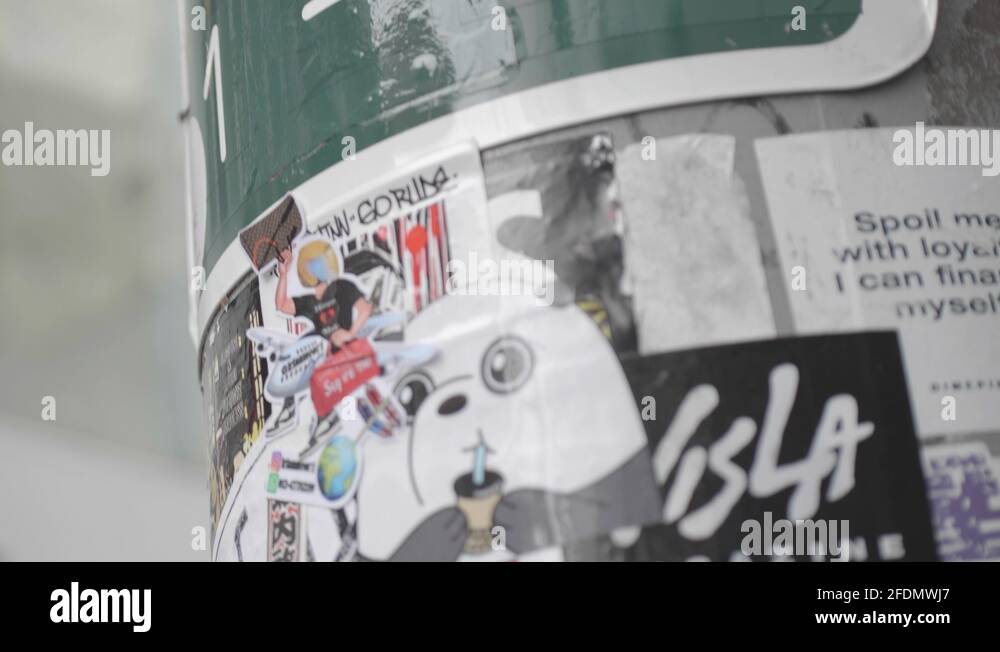 Stickers as art Stock Videos & Footage - HD and 4K Video Clips - Alamy