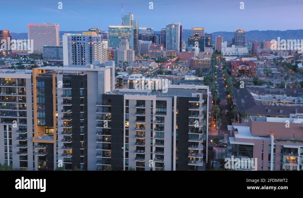 Phoenix arizona skyline night Stock Videos & Footage - HD and 4K Video ...