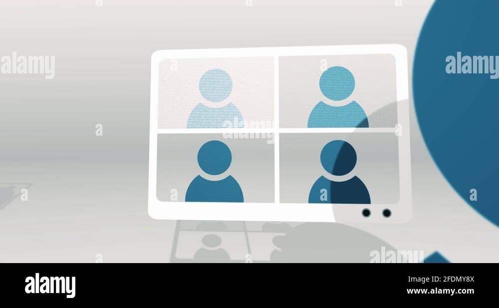 Video conference vector Stock Videos & Footage - HD and 4K Video Clips ...