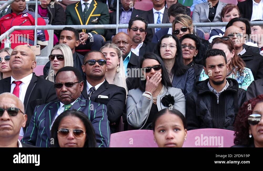 Scenes from the funeral of Chester Williams Stock Video Footage - Alamy