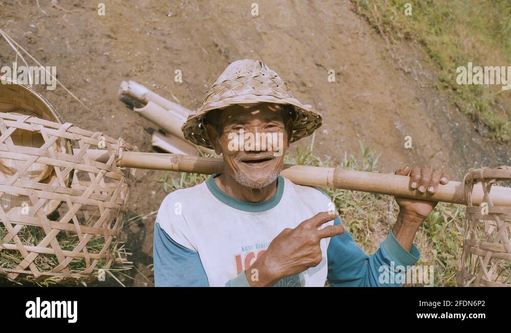 Farmer in traditional wide brimmed hat Stock Videos & Footage - HD and ...