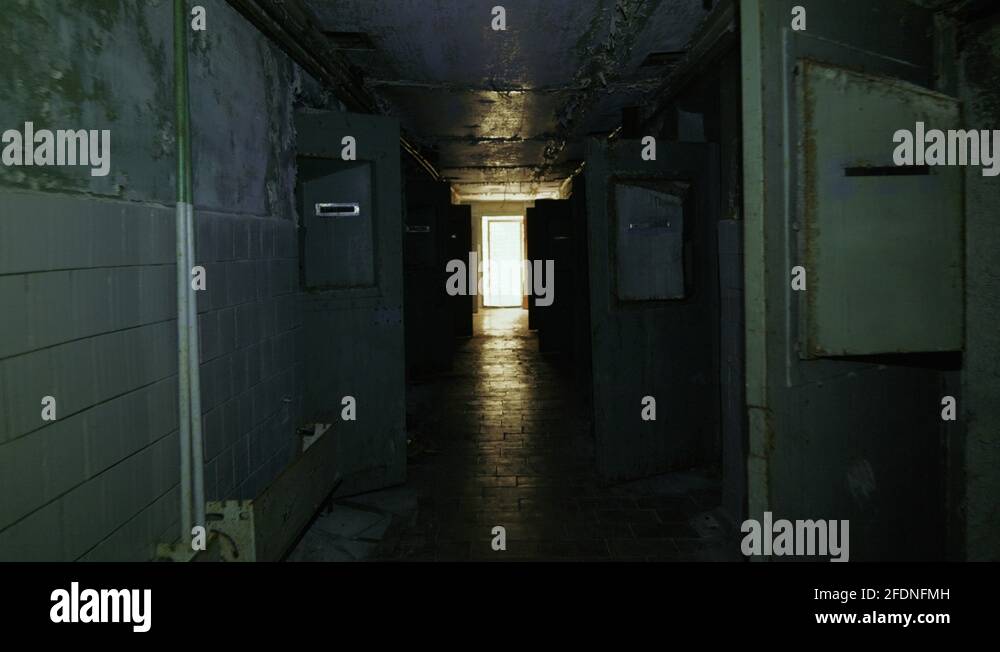 Empty Building Hallway In Chernobyl Exclusion Zone After The Nuclear ...
