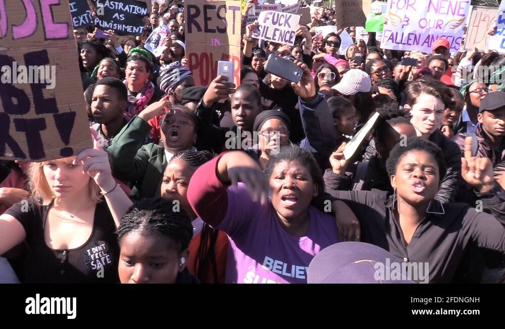 Gender based violence protest Stock Videos & Footage - HD and 4K Video ...