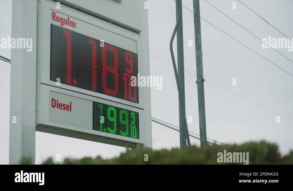 1990s petrol station sign Stock Videos & Footage - HD and 4K Video ...