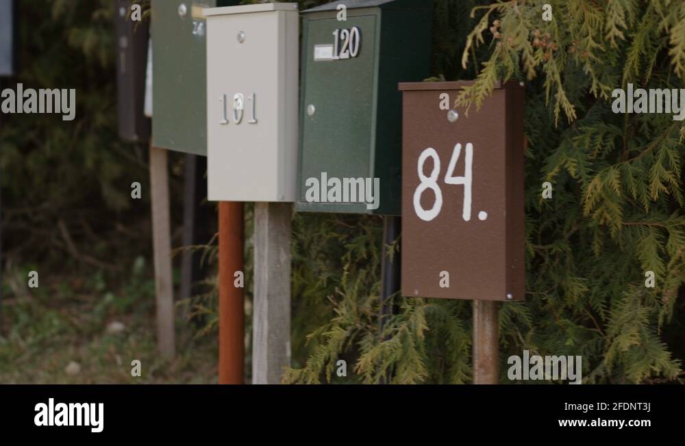 Collection of letter boxes Stock Videos & Footage - HD and 4K Video ...