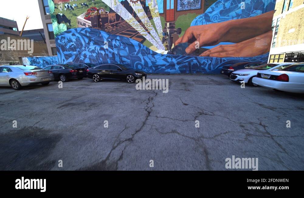 Public art mural artwork work Stock Videos & Footage - HD and 4K Video ...