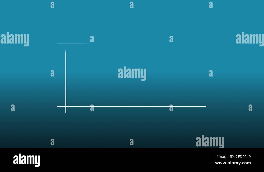 Declining bar chart animation with a falling red arrow, symbolizing an ...