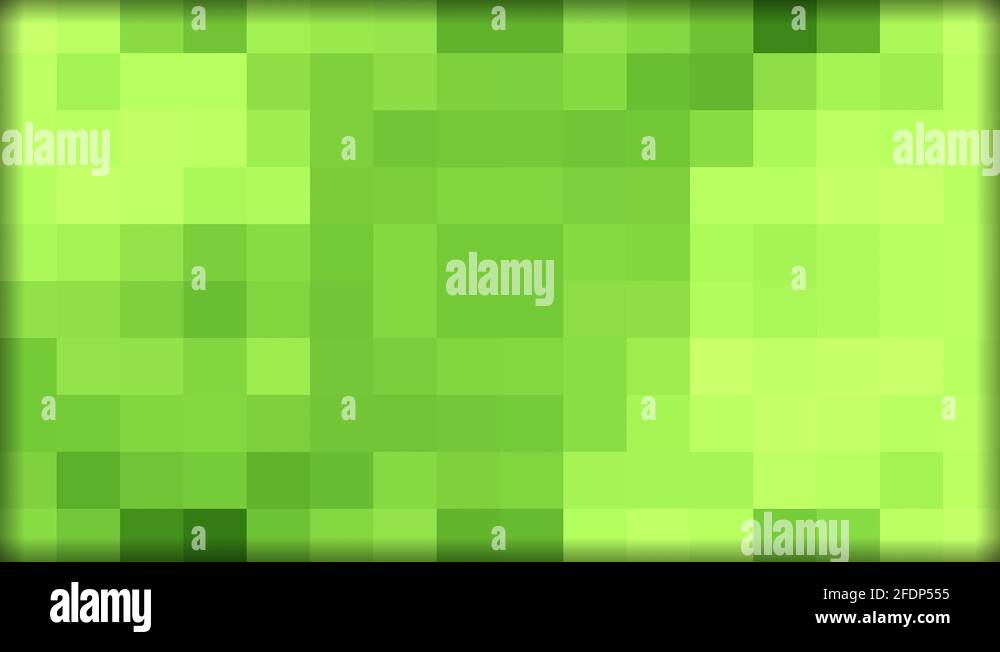 Moving Pixel Mosaic Animation Background Green Gradient 1 Stock Video ...
