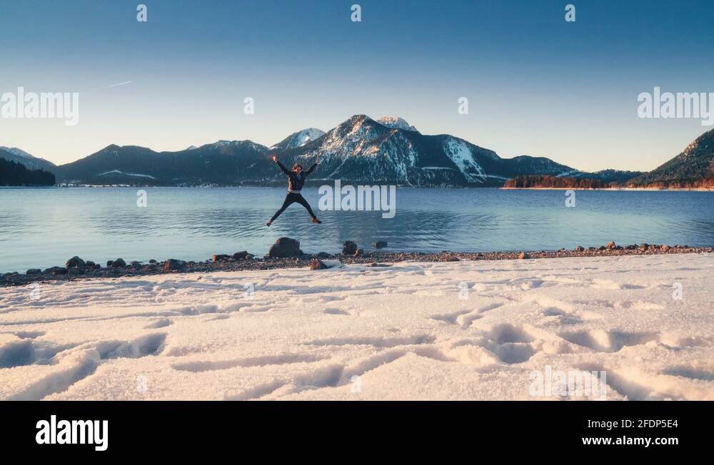 Cinemagraph / seamless video loop of a young active and happy man ...