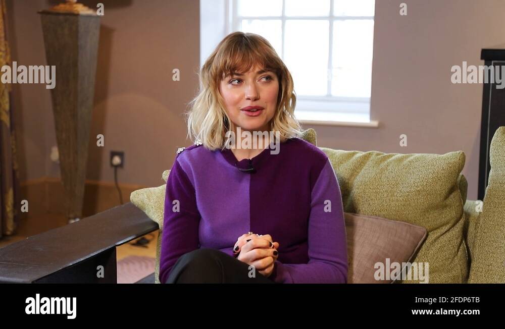 Interview with actress Imogen Poots at press junket premiere of ...