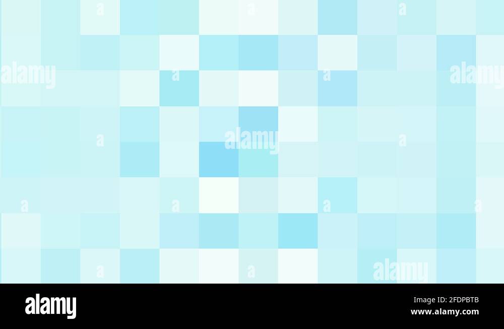 Pixel Mosaic Animation Background Light Blue Gradient Stock Video ...