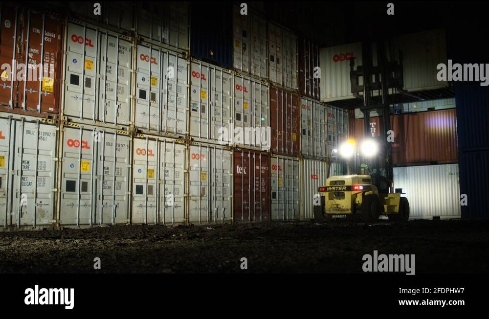 Shipping containers yard Stock Videos & Footage - HD and 4K Video Clips ...