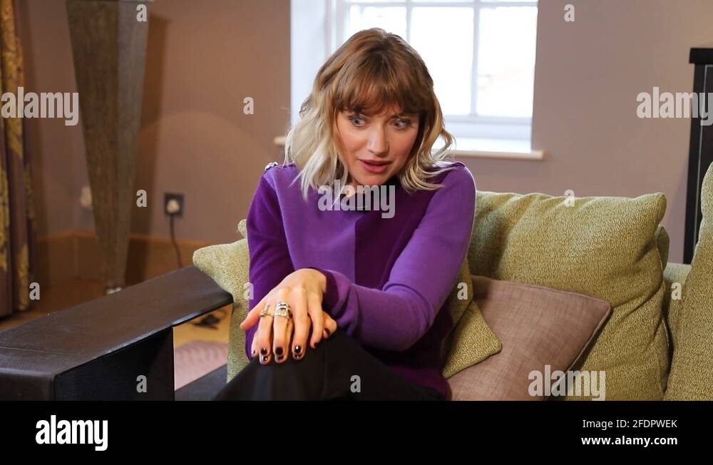 Interview with actress Imogen Poots at press junket premiere of ...