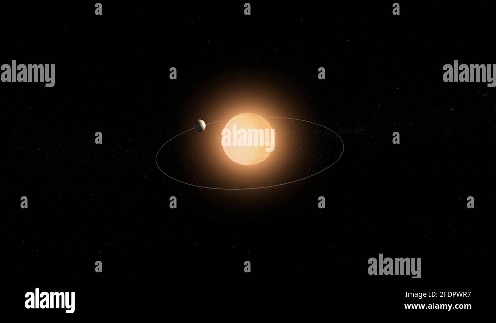 animated rotation of planets in space universe Stock Video Footage - Alamy