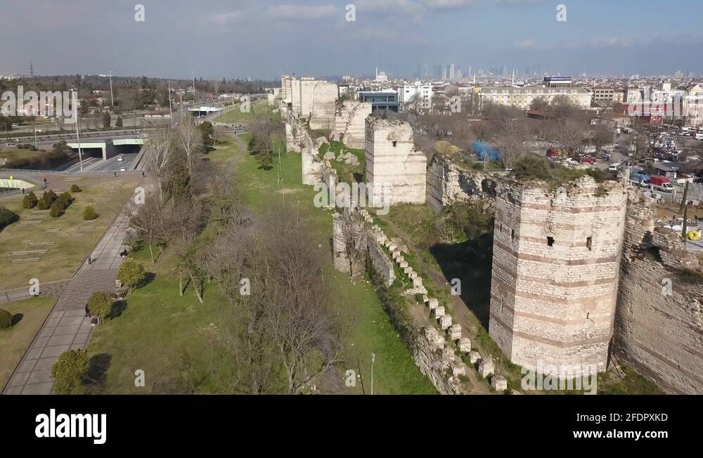 Walls of constantinople ruins Stock Videos & Footage - HD and 4K Video ...