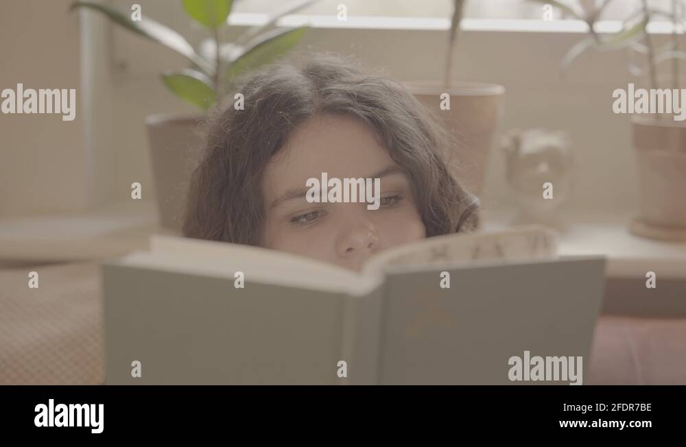 Girl reading book eyes Stock Videos & Footage - HD and 4K Video Clips ...