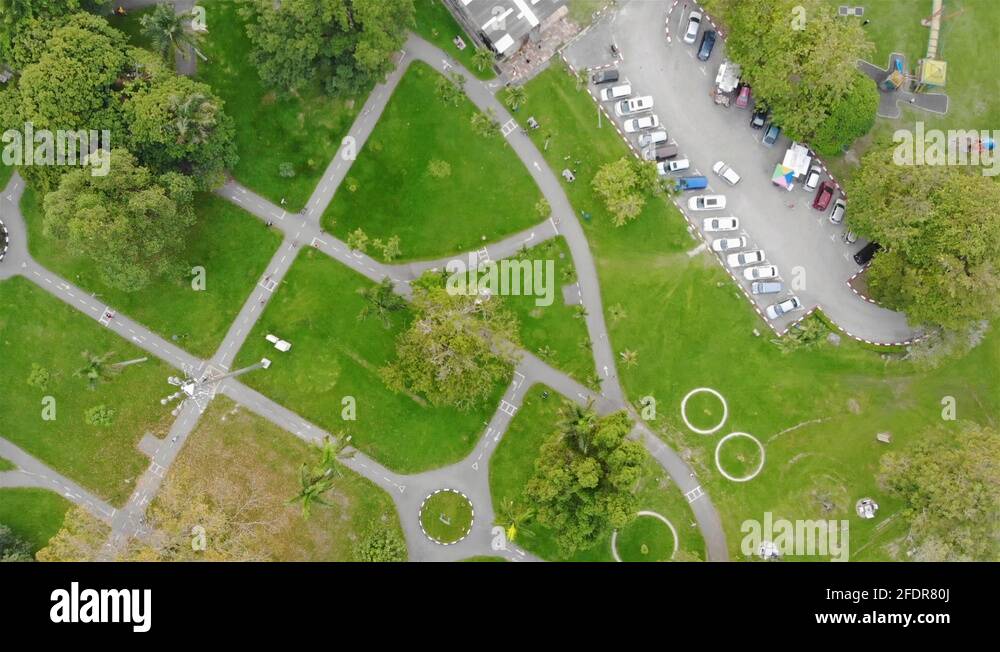 Top view cyclist recreational park Stock Videos & Footage - HD and 4K ...