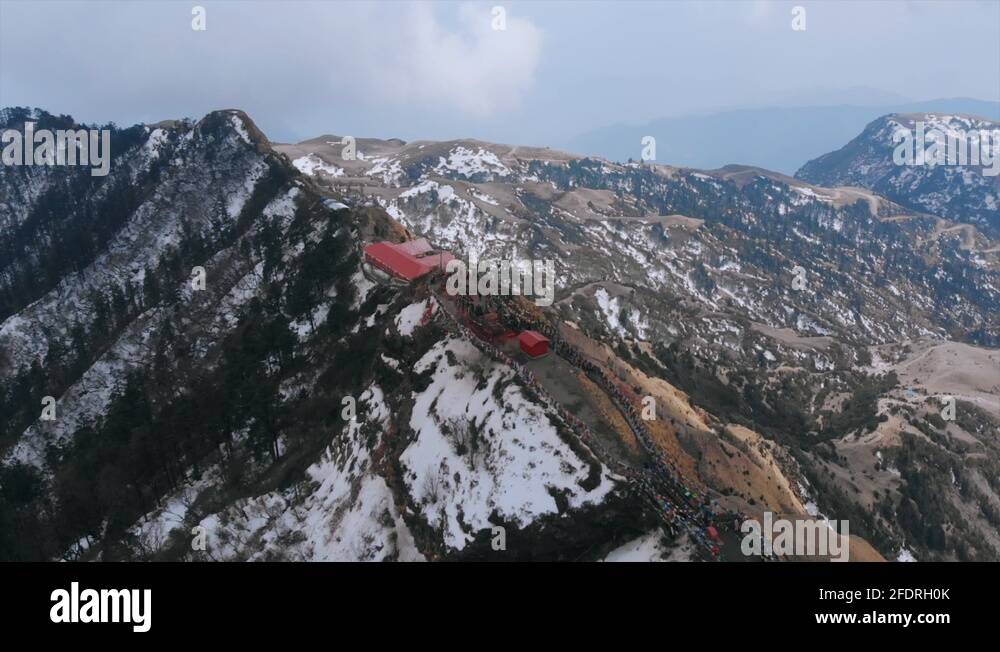 Kalinchowk Bhagwati, a holy shrine of Hindu Goddess above Kuri Village ...