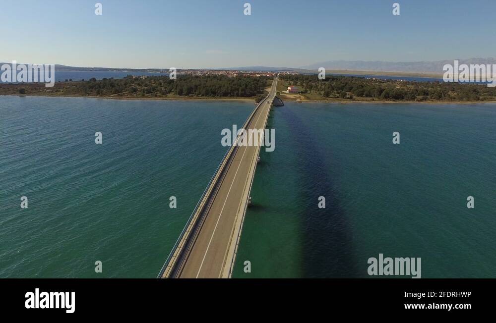 Vehicles bridge over sea sky architecture Stock Videos & Footage - HD ...
