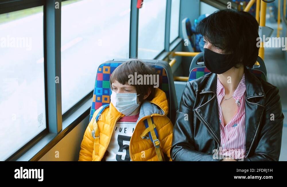 Son and mom in bus Stock Videos & Footage - HD and 4K Video Clips - Alamy