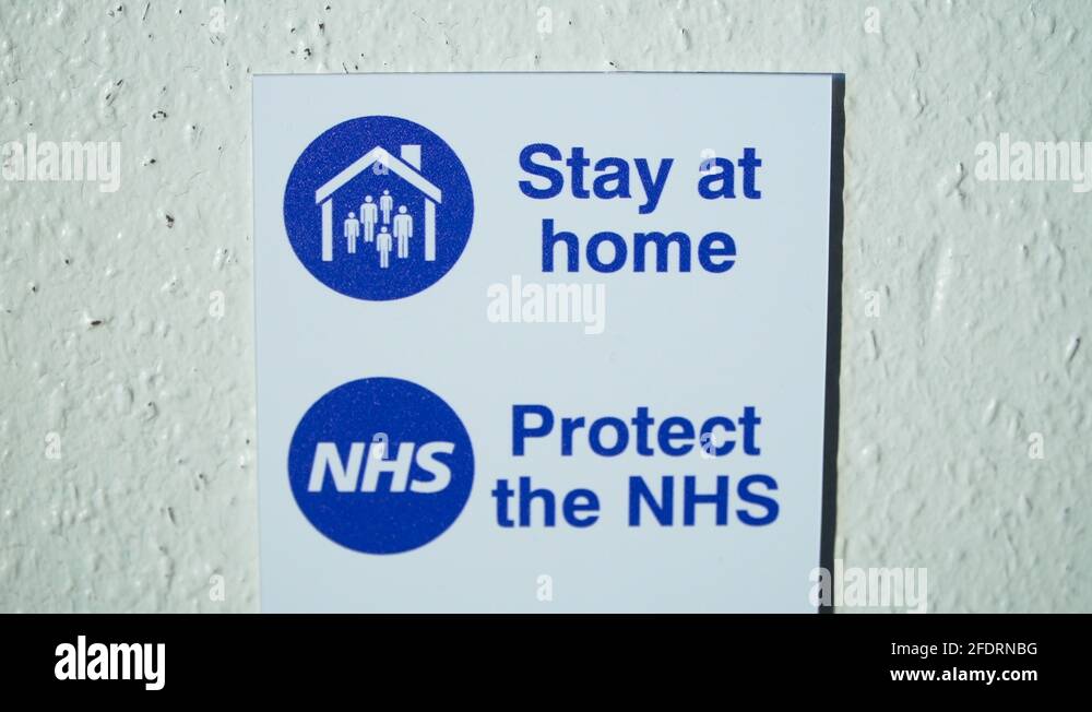 Stay home protect the nhs save lives sign Stock Videos & Footage - HD ...
