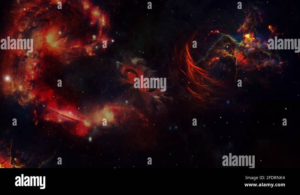 Nebula animation, in the universe, can be used for background Stock ...