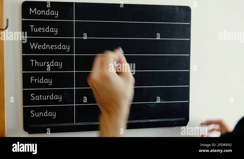 School schedule writing Stock Videos & Footage - HD and 4K Video Clips ...