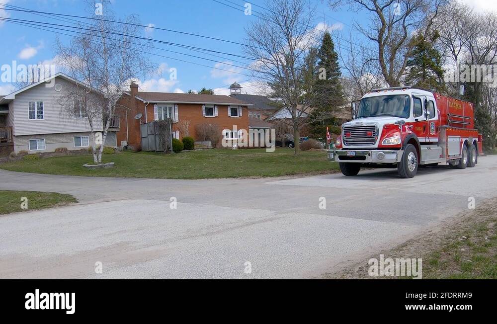 Firetruck driving to an emergency call Stock Videos & Footage - HD and ...