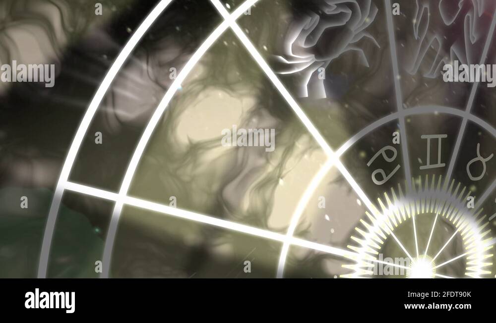 Leo zodiac sign. 4K animation of the Leo symbol and star sign appearing ...