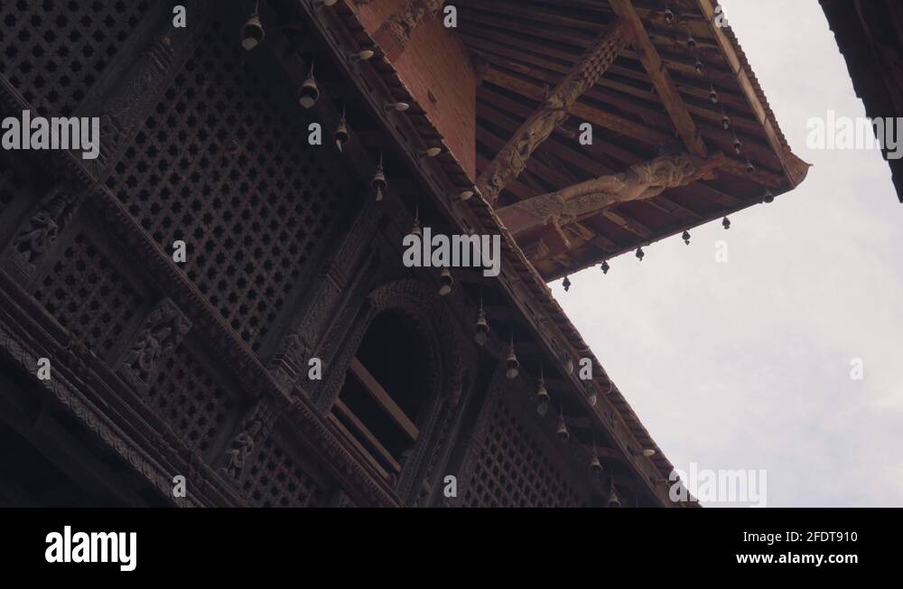 Wooden temple and roof museum and culture and traditional Stock Videos ...