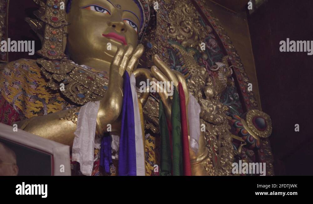 Statue lord buddha temple in Stock Videos & Footage - HD and 4K Video ...